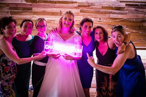 Dancing Queens Alison And Brid Enjoy Summer Wedding Ash Barton Estate