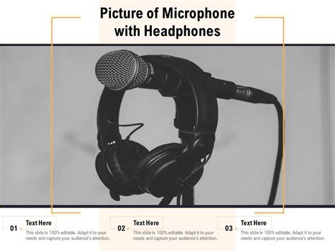 Picture Of Microphone With Headphones Ppt Powerpoint Presentation