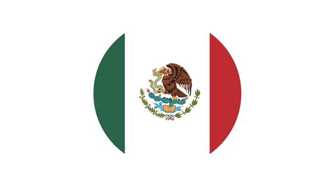 Mexico Flag Circle Vector Image And Icon 7743018 Vector Art At Vecteezy