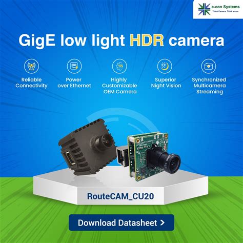 The New Routecam Cu20 Gige Hdr Camera Is Robust Next Gen Reliable And