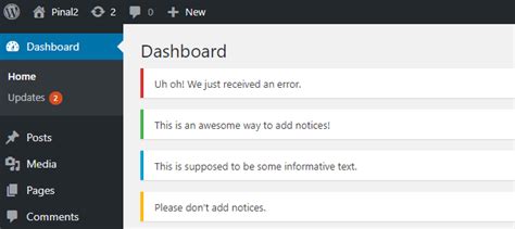 How To Disable Admin Notices In WordPress 2024
