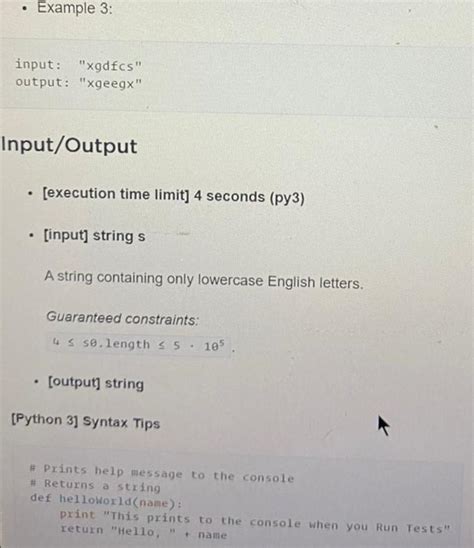 Solved Given A String S Find An Output String Adhering To