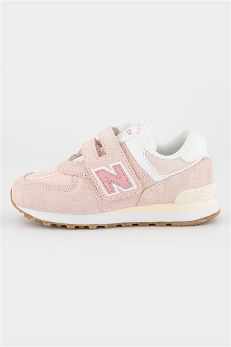 New Balance, Велурени спортни обувки 575 Classics с мрежа, Розов, 30 EU ...