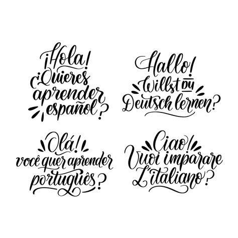 Schriftsatz Für Schwarze Sprachschule Kostenlose Vektor