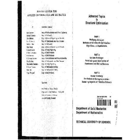 خرید و قیمت دانلود کتاب Advanced Topics In Structural Optimization ترب