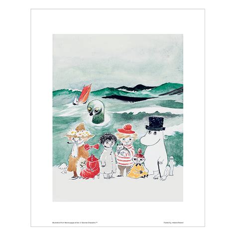 Moomin Set Of 4 Posters 24 X 30 Cm Set 22