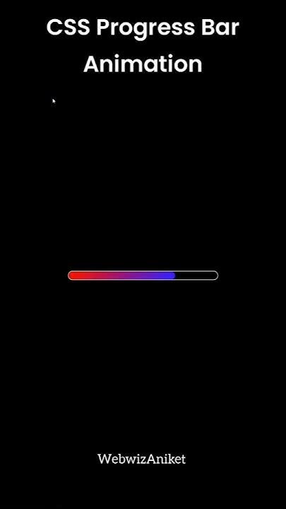 Css Progress Bar Animation Quick Tutorial 🚀 Shorts Csstricks Webdev Frontendmagic