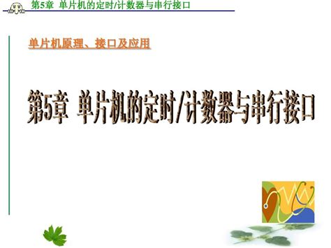 第5章 单片机的定时计数器与串行接口1 word文档在线阅读与下载 无忧文档