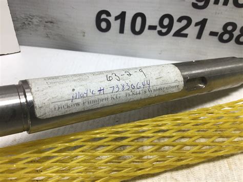Dickow Pumpen 211 Pump Shaft 2 Stage 14751 K3 Moses B Glick