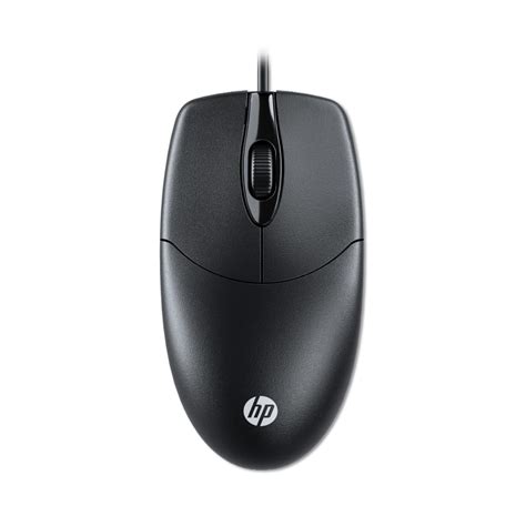 Hp M050 3 Button Wired Usb Mouse 1200 Dpi Ergonomic Design Optical