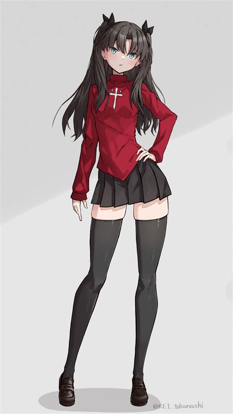 Anime Fandoms Rin Tohsaka Fate Series Takanashi Kei