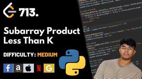 Subarray Product Less Than K Leet Code 713 Theory Explained