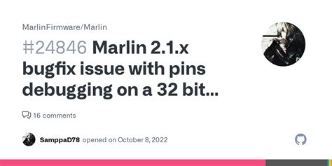 Marlin X Bugfix Issue With Pins Debugging On A Bit Board Issue MarlinFirmware