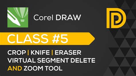 CorelDRAW Training Class Crop Knife Virtual Segment Delete Tool Urdu Hindi YouTube