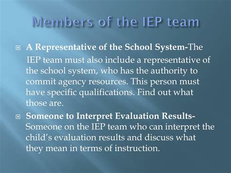 Ppt Iep Team Powerpoint Presentation Free Download Id3646742
