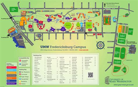 University Of Mary Washington Campus Map