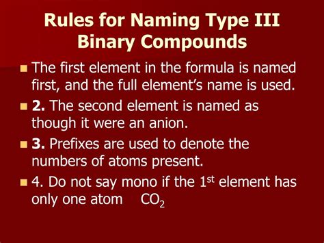 Ppt Naming Type Iii Compounds Powerpoint Presentation Free Download Id 1753003