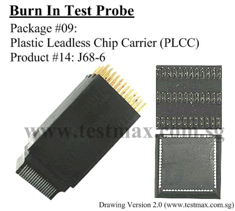 V2tp09 Plastic Leadless Chip Carrier Plcc Testmax Manufacturing