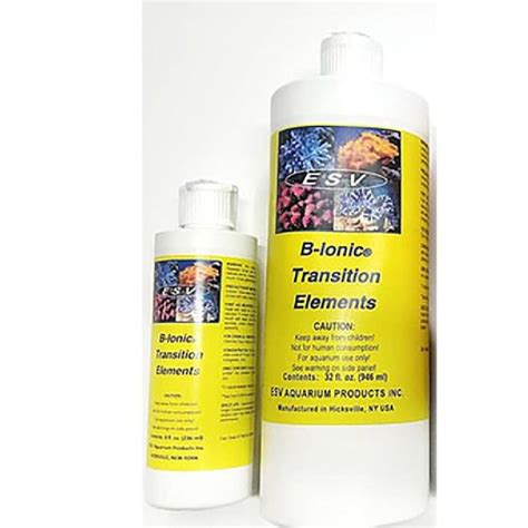 Esv B Ionic Transition Elements Tropical Showcase