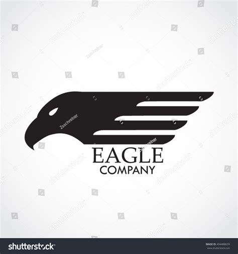 Stylized Eagle Logo Stock Vector Royalty Free 494488639 Shutterstock