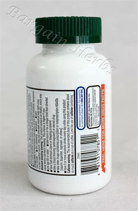 Equate Acetaminophen Headache Relief Excedrin Extra Strength 200 Caplet