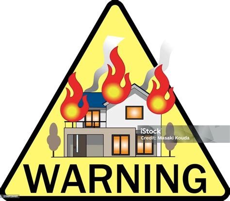 Clip Art Of Fire Precaution Stock Illustration Download Image Now