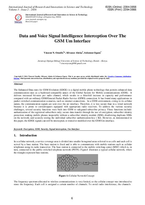 Pdf Data And Voice Signal Intelligence Interception Over The Gsm Um Interface