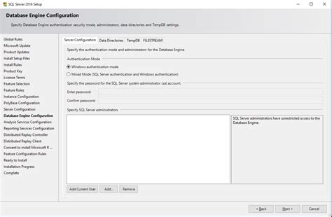 Sql Server 2016 Installation Screenshots E Squillace