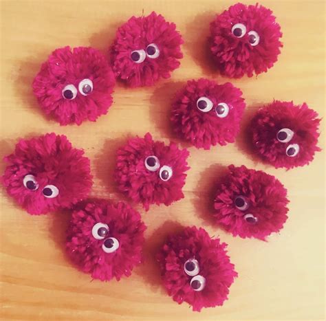 Germs For School Project Crafts Pom Pom School Projects