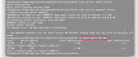 Nginx Not Restarting Apache2 Stack Overflow