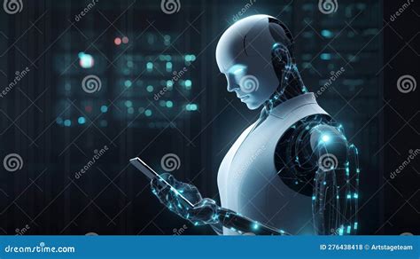 Chatbot Ai Artificial Intelliegence Concept Ai Generated Stock Illustration Illustration Of