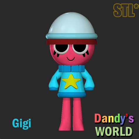 Stl File 3d Dandys World Gigi Stl 3d Character Fanart 🗺️ Obj ・model