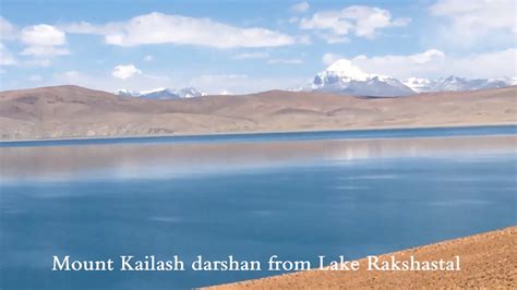 Tibet Kailash Parvat Mount Kailash Darshan From Lake Rakshastal