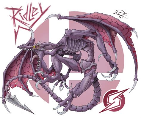 Ridley Super Smash Bros Ultimate By Angosturacartoonist On Deviantart