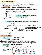 Fluid Kinematics: Understanding Eularian vs. Lagrangian Flow描述 | Course Hero