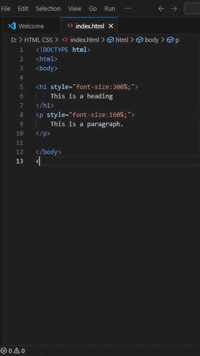Html Masters Code For Setting Font Size Of Element Css Property Html Webdevelopment Coding