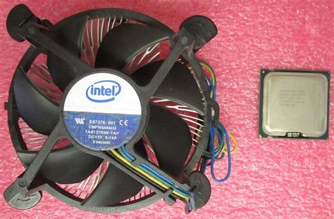 Intel E7500 Core 2 DUO 2 93GHz 3MB Cache 1066 MHz FSB SLGTE Heatsink Fan