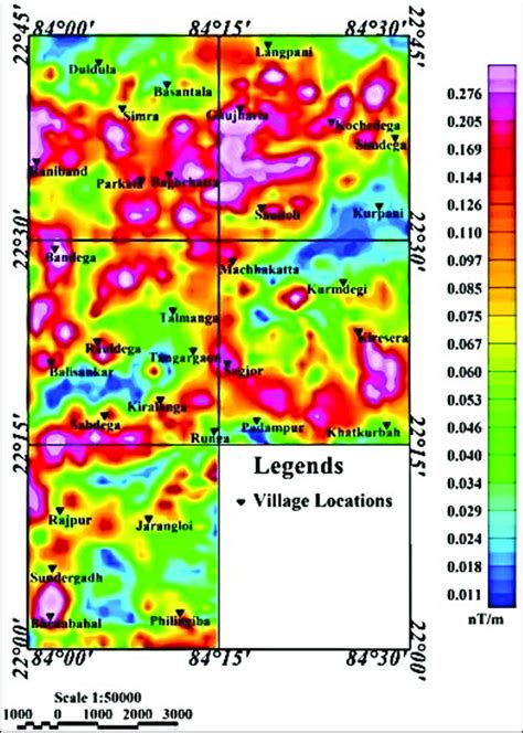 Analytic Signal Magnetic Anomaly Map In Parts Of Jashpur District Of