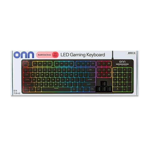 Onn Led Gaming Keyboard Walmart Business Supplies