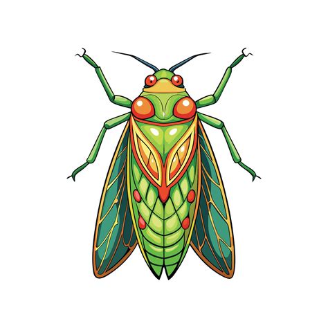 Vivid Treehopper Illustration Emphasizing Its Features 57964024 Vector Art At Vecteezy