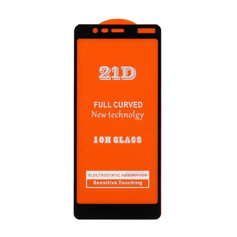 محافظ صفحه نمایش شیشه ای Nokia 1 Full 21d بدون پک مشکی هزاره سوم