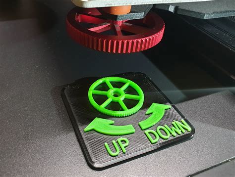 3d Printer Files 3mf File Bed Level Wheel Direction Reminder Cr10