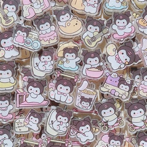 Kuromi Acrylic Patch Clouddiy