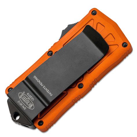 Microtech Exocet De Orange Black Standard Cali Legal Otf Money Clip
