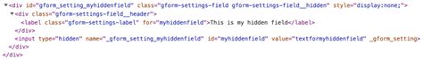 Hidden Field Type Gravity Forms Documentation