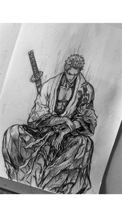 Roronoa Zoro Anime Drawings Sketches Anime Sketch Sketches