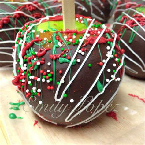 Caramel Chocolate Covered Apples With Sprinkles