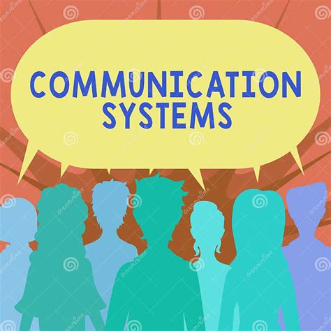 Inspiration Showing Sign Communication Systems Business Concept Flow Of Information Use Of