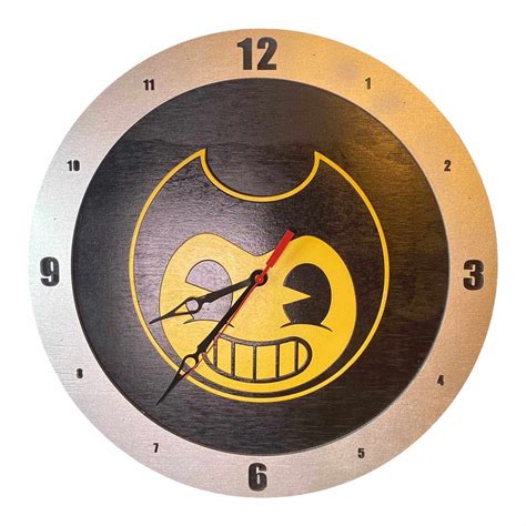 Bendy Build A Clock 14in Wall Clock Bendy And The Ink Machine Fan