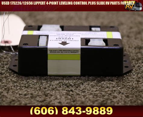 rv components used 175226 12656 lippert 4 point leveling control plus